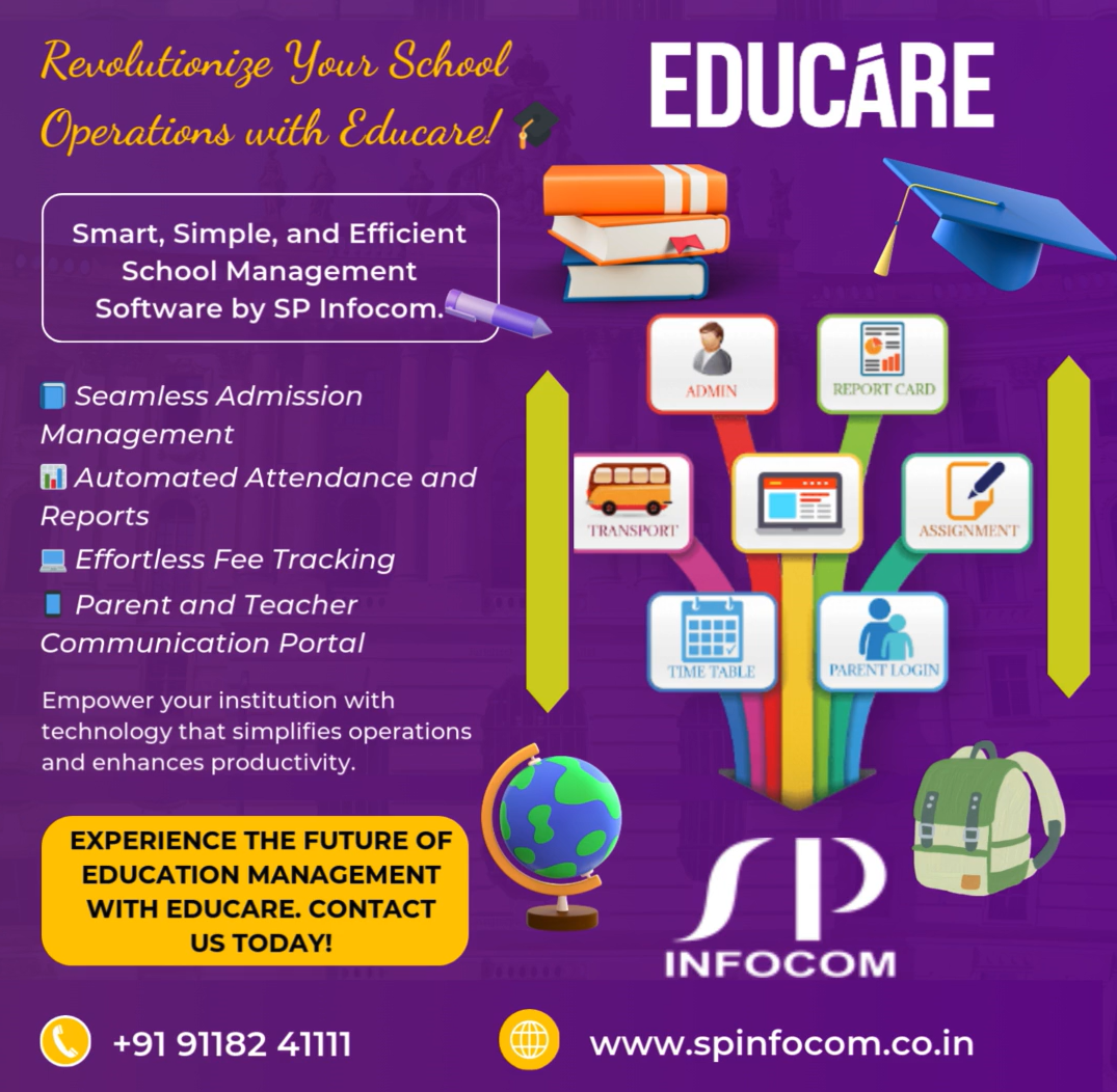 Educare – Smart School Management Software by SP Infocom